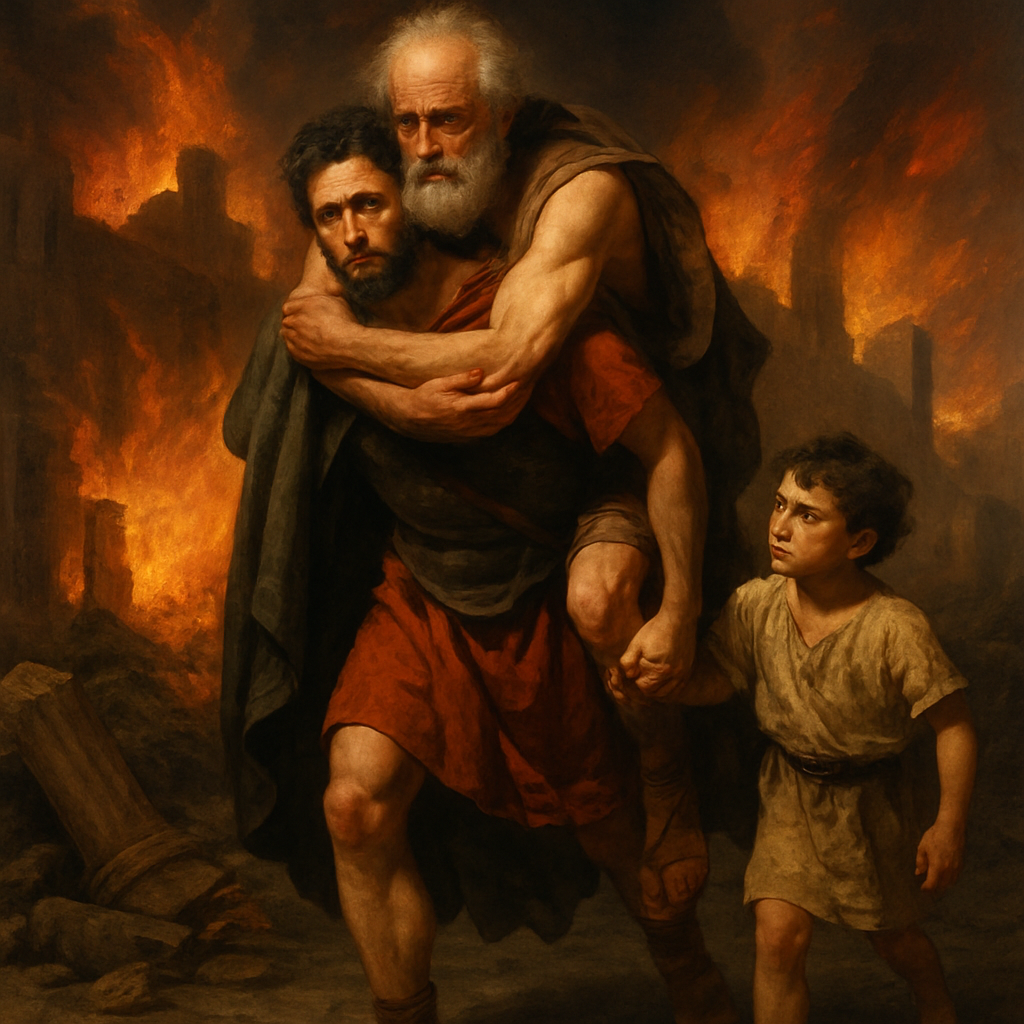 Eneias de Troia: O Herói que Fugiu da Guerra e Fundou Roma | Hitórias e ...